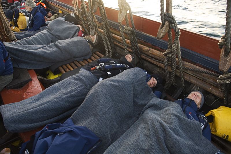 The Vikings used tents on their longships